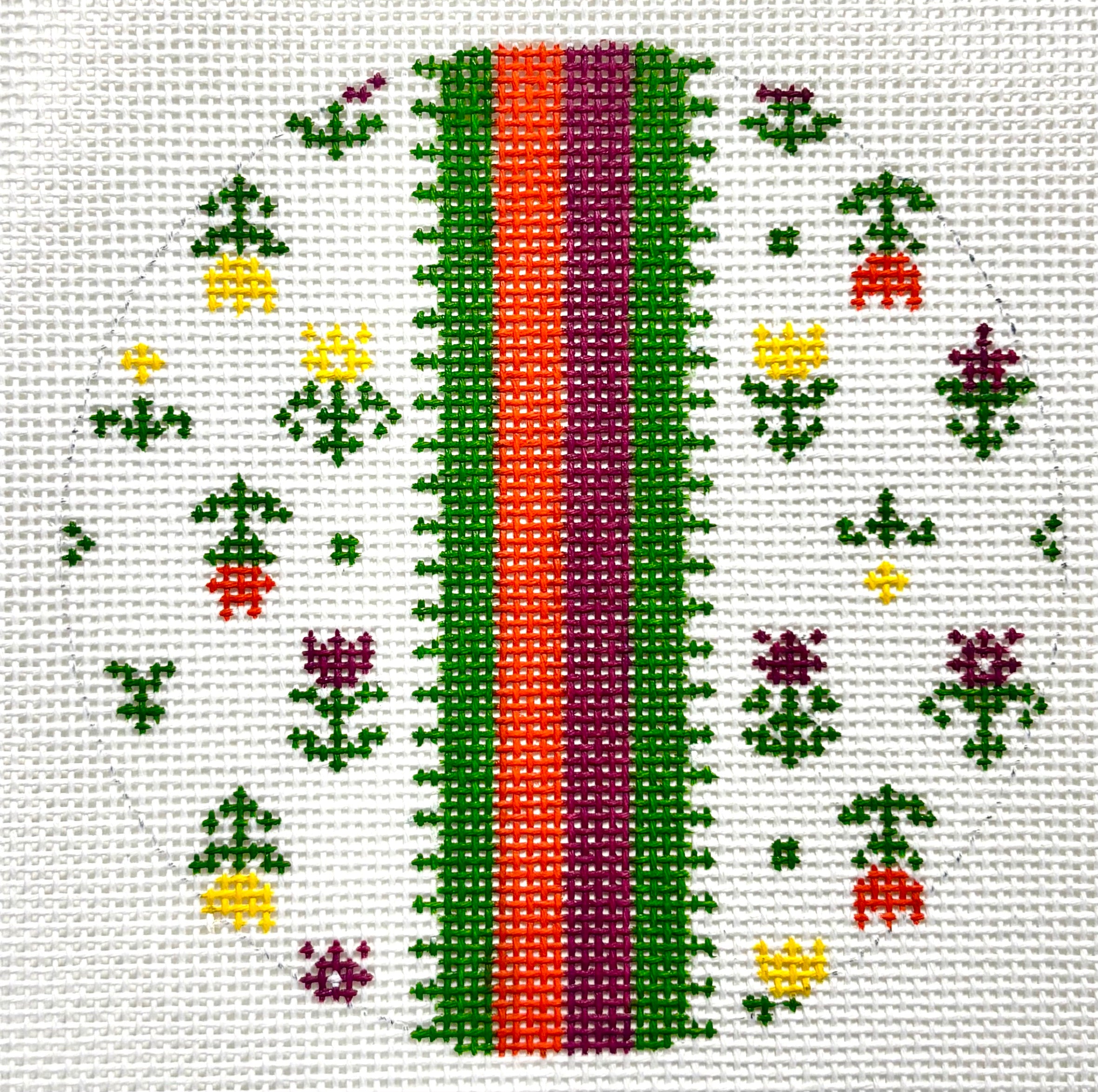 Bold Candy Stripe with Matching Fabric – Village Needleworks
