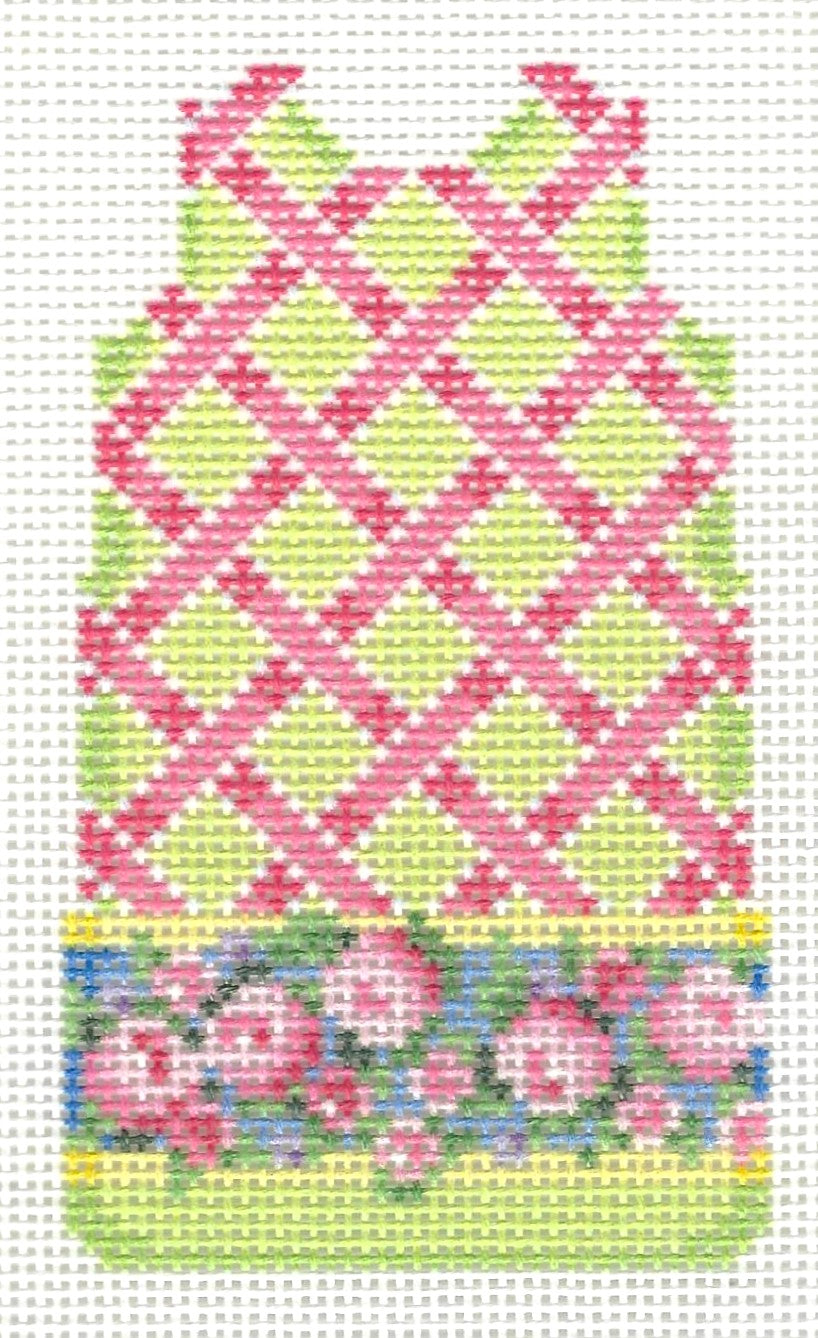 Lattice with Floral Border Sift – Village Needleworks